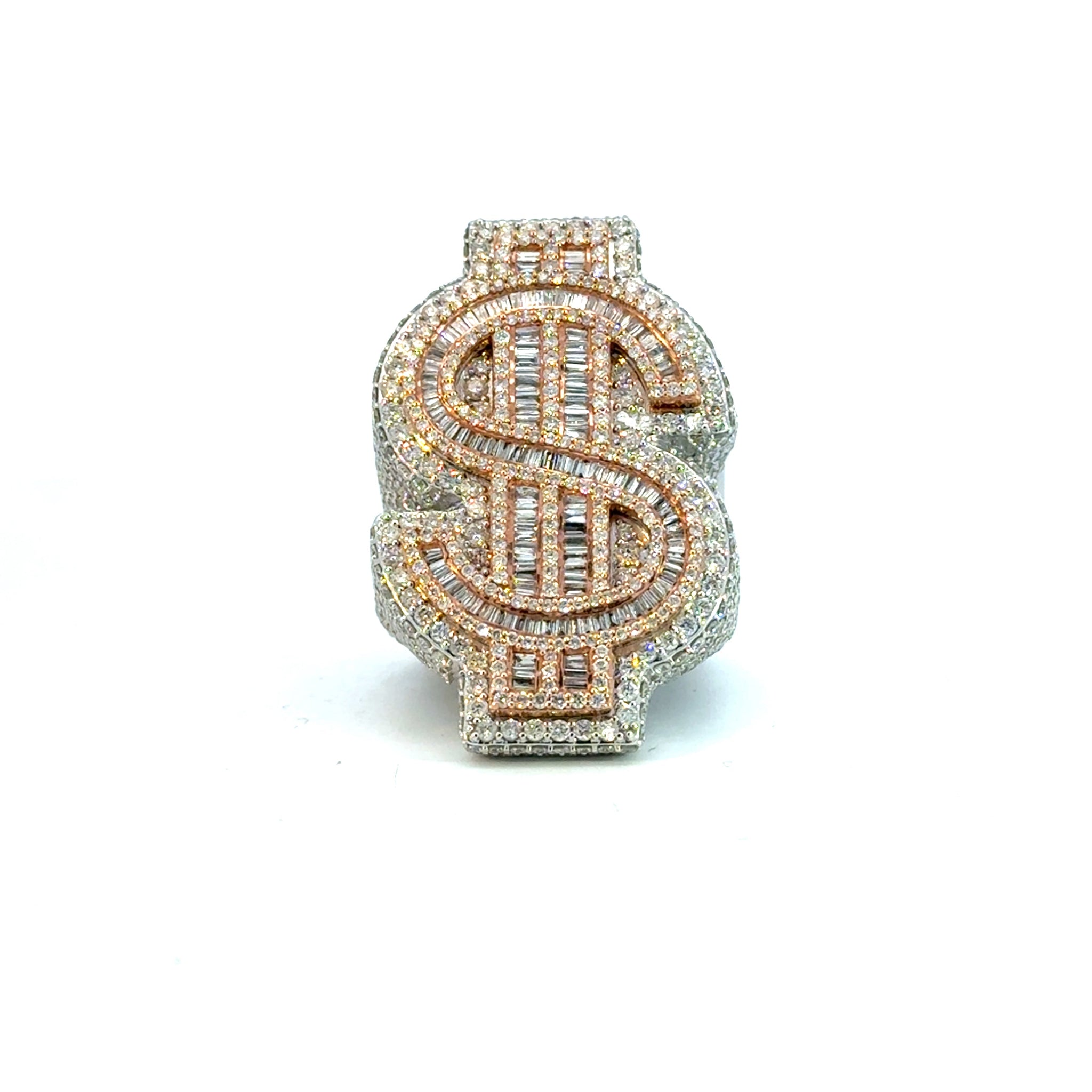 Diamond Dollar Sign Ring