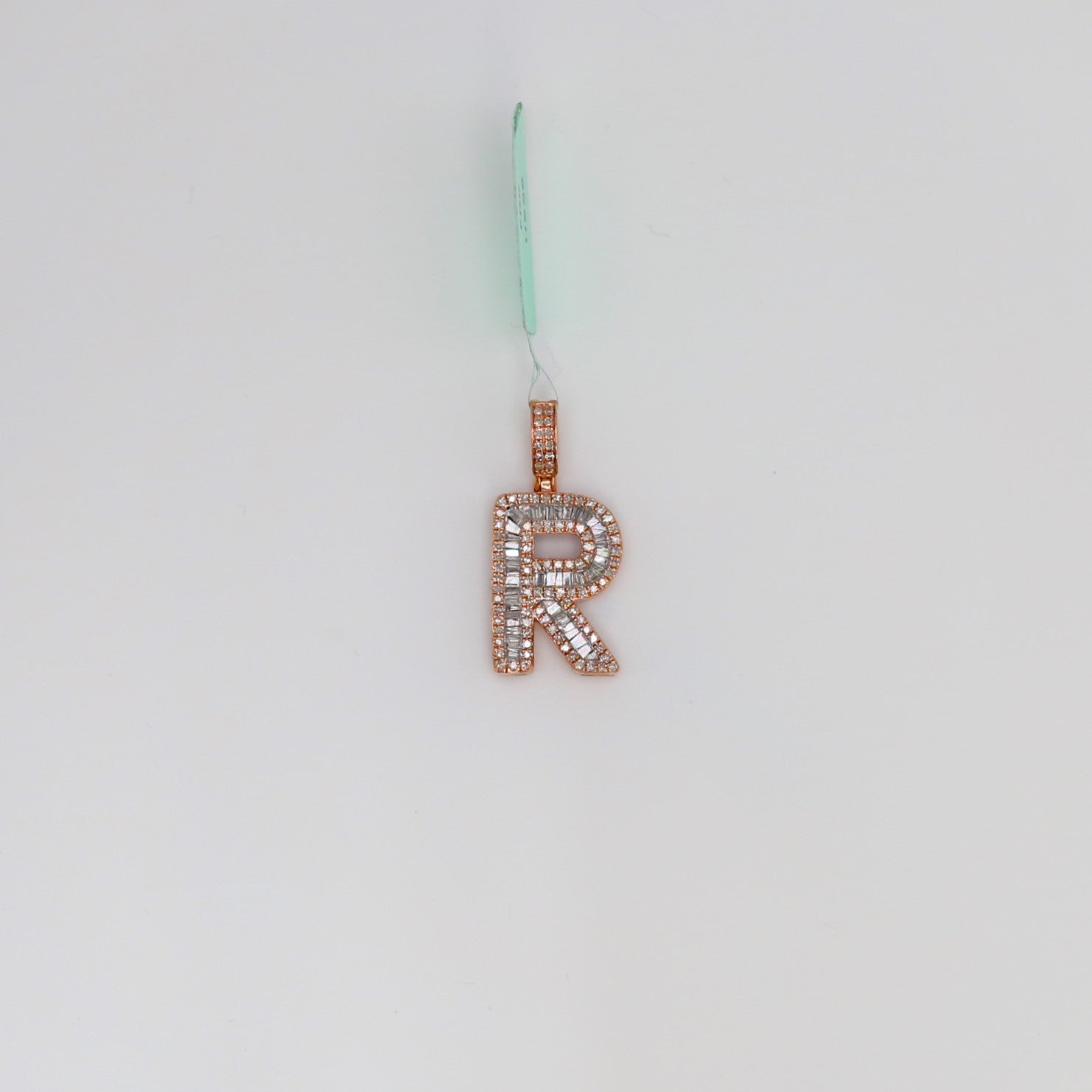 Diamond Letter R Pendant