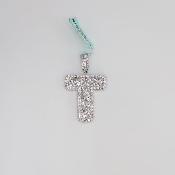 Diamond Letter T Pendant – imakegrillz.com