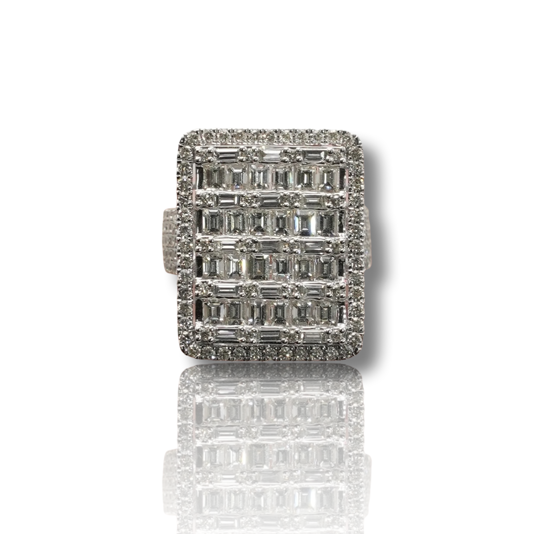 Rectangular Diamond Ring